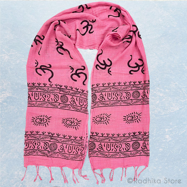 Tie Dye Mantra Chadar-Vrindavan - Sri Radha - Choose Color - Radhika Store