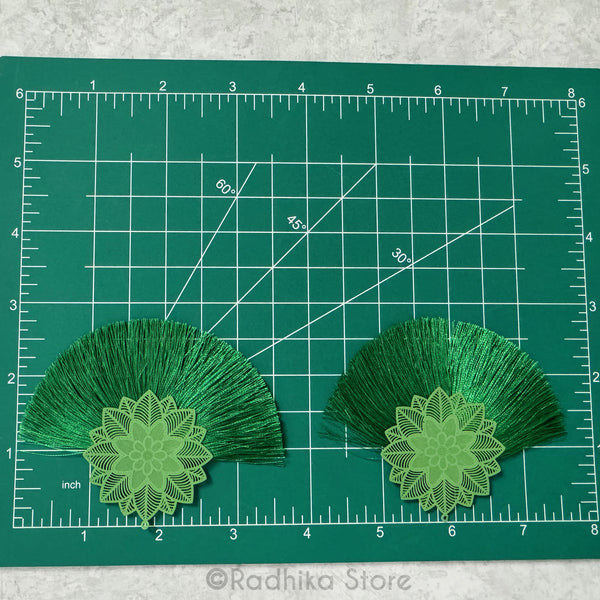 Turban Fans -Effulgences- Set of 2 - Radhika Store