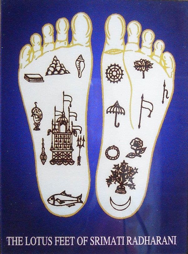 Lotus Feet of Srimati Radharani Acrylic Picture - Radhika Store